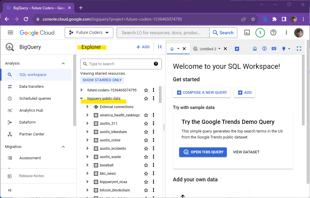 Streamlit入門 – 10)データベース BigQuery, GCS等 - Future Coders